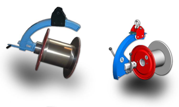 Reel Handling equipment to tilt reels, lift reels, lift coils, and ...